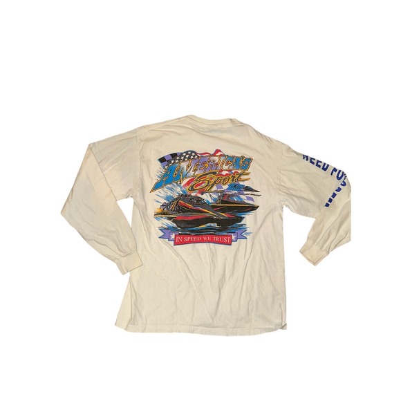 Hanes | Shirts | Vintage Drag Boat Ls Tee Americas Sport Need For Speed ...